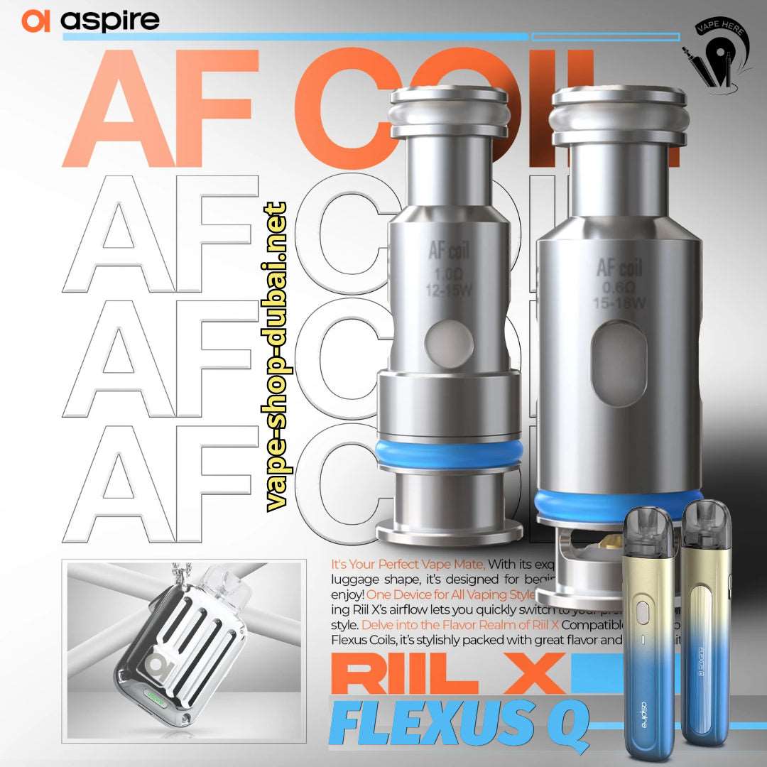 Aspire AF Replacement Meshed Coils ( 5pcs/Pack ) | Vape Here Store