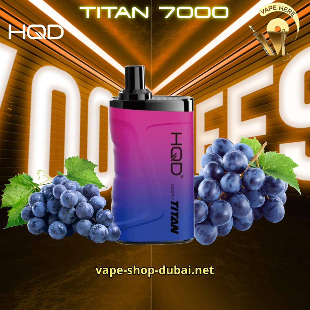 HQD TITAN 7000 PUFFS 50MG Disposable Vape Dubai | HQD 7000 Flavors ...