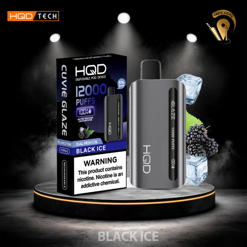 HQD CUVIE GLAZE 12000 PUFFS DISPOSABLE VAPE | Buy HQD Vape Dubai & UAE ...