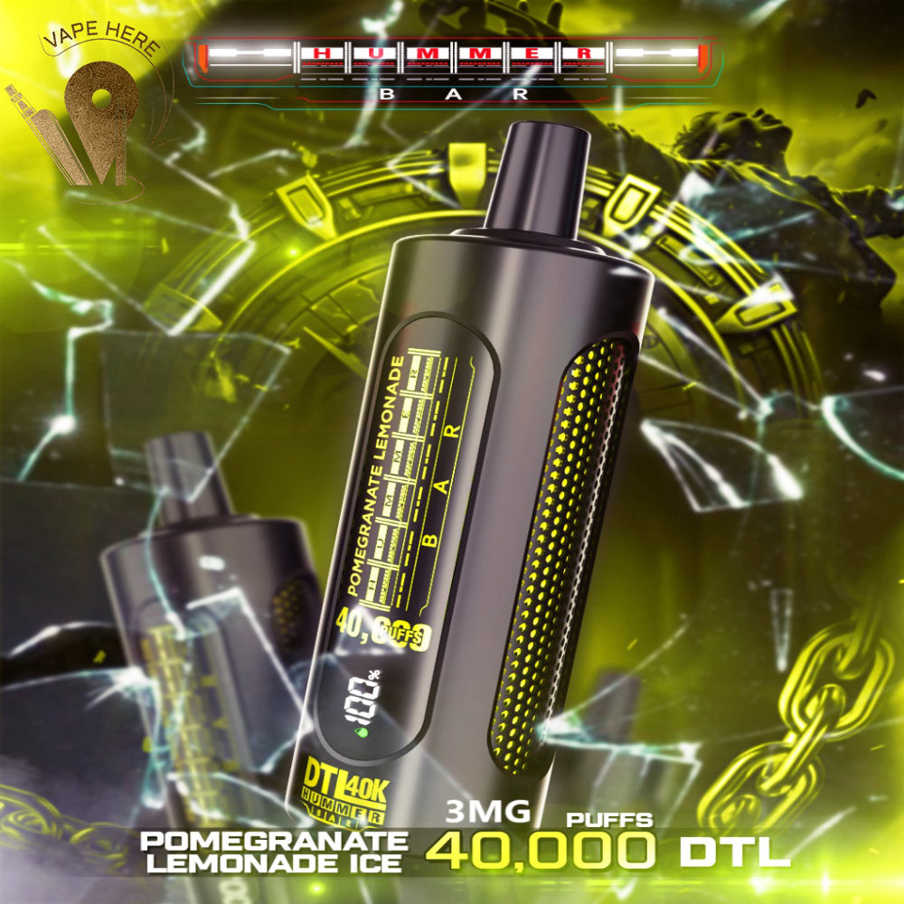New Arrival Hummer Bar 40000 Puffs Shisha Disposable Vape Available Now ...