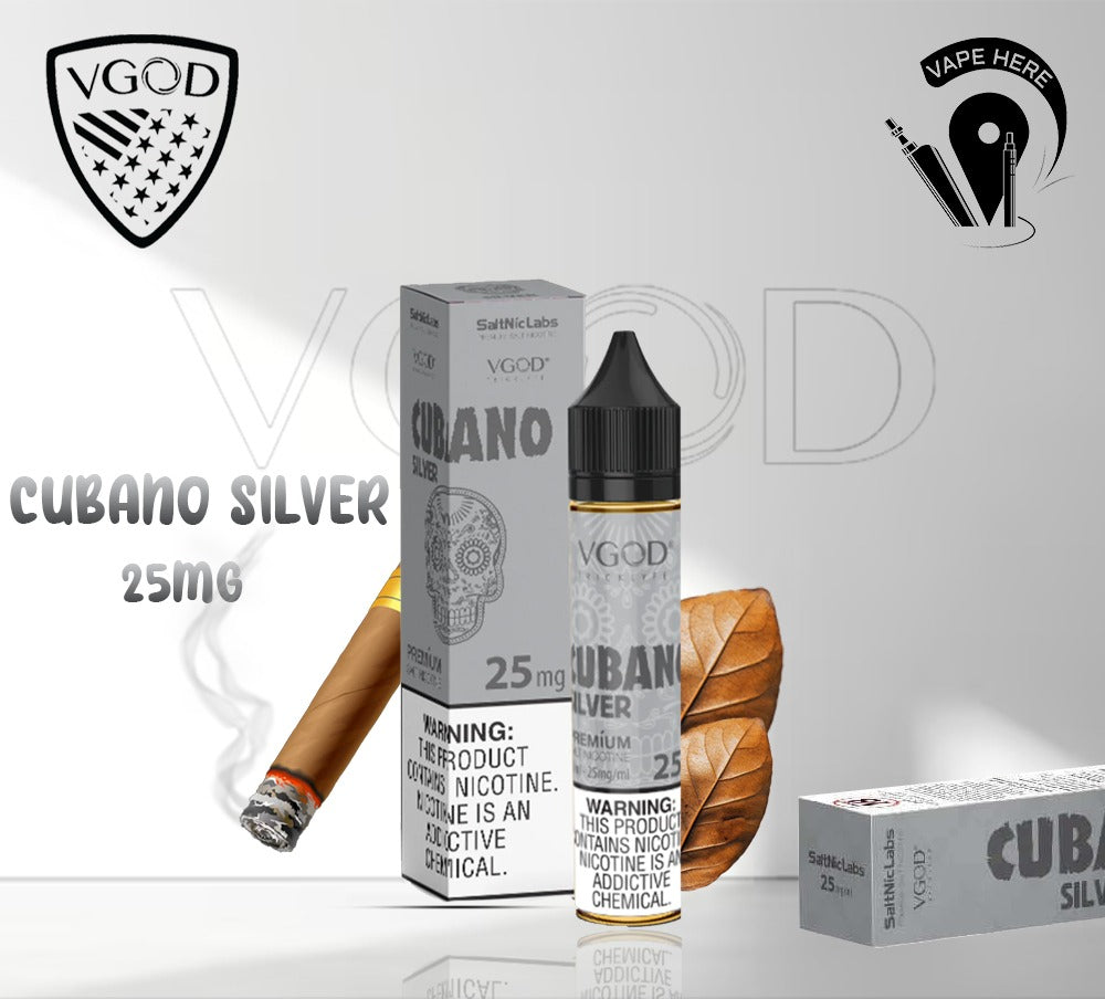 VGOD Cubano Silver Nic Salts - 30ml in Dubai, Abu Dhabi | Vape Shop ...