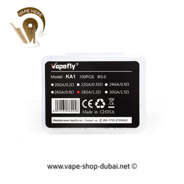 Vapefly KA1 Prebuilt coil-100pcs | Vape Online Dubai | Vape Best Price ...