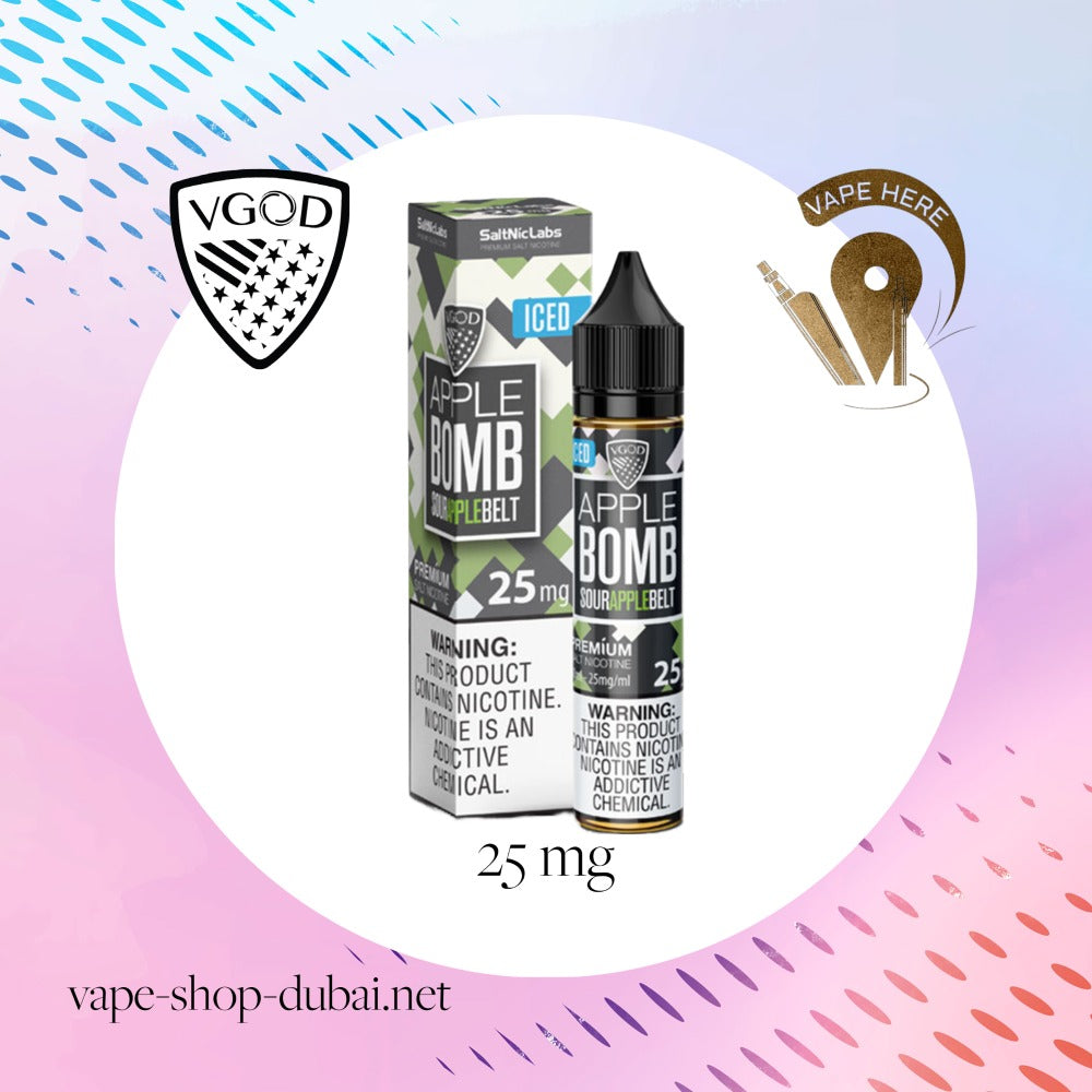 VGOD Apple Bomb Iced Nic Salts 30ml Discounted In Abu Dhabi and UAE ...
