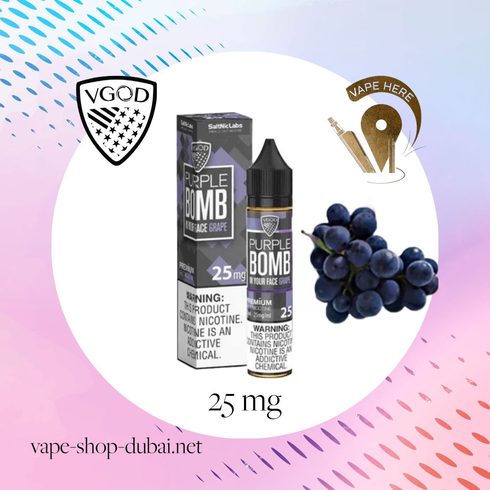 VGOD Purple Bomb Nic Salts 30ml | Vape Lebanon online | vape Ajman ...